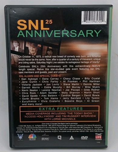 Saturday Night Live 25th Anniversary DVD Collection NBC SNL Time ...