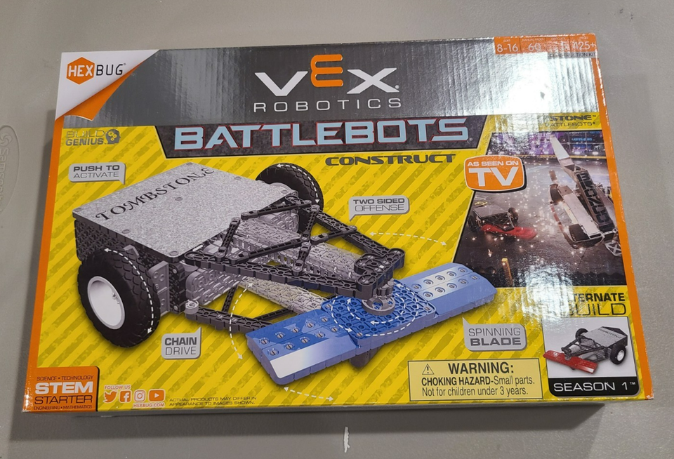 Hex Bug Vex Robotics Tombstone Battlebots Construction Set New Open Box ...