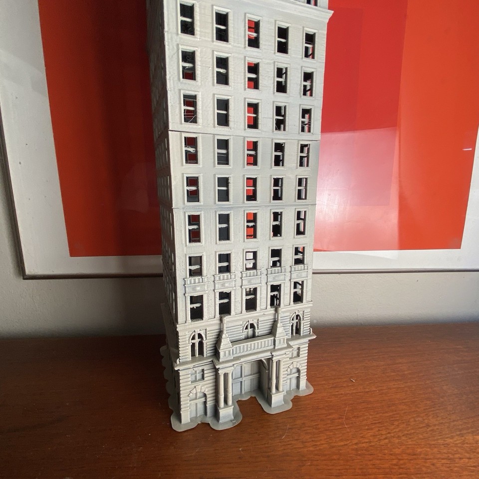 HO Scale Skyscraper / Building 25 Inches Tall | eBay