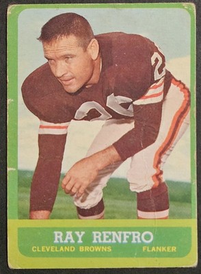 1963 Topps #15 Ray Renfro Cleveland Browns | eBay