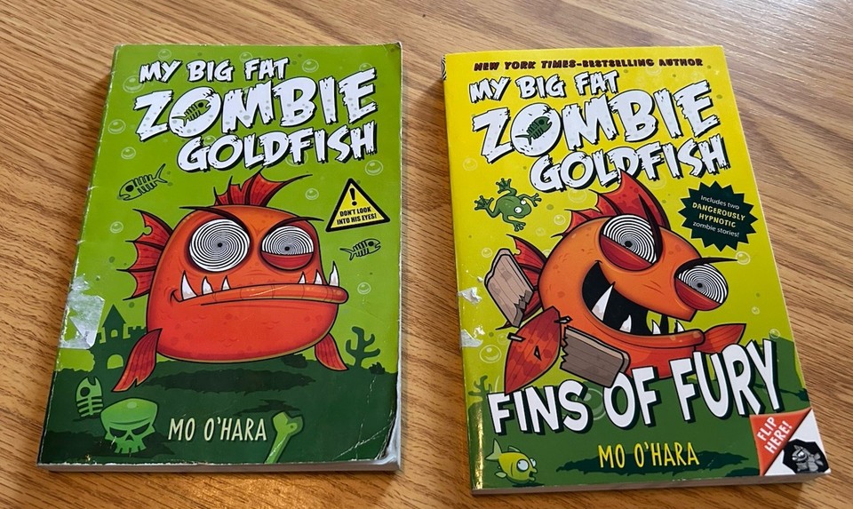 My Big Fat Zombie Goldfish Books Lot Of 4 Mo O'Hara Paperback Flip ...