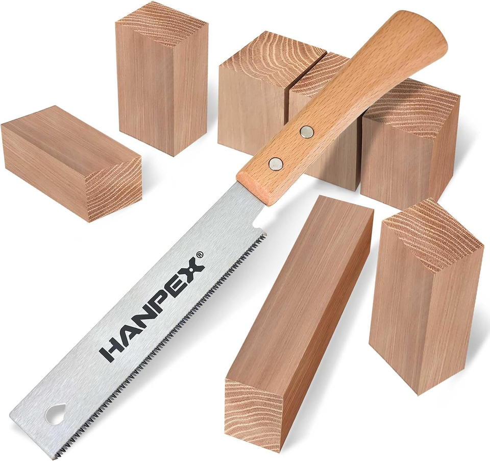 6-Inch Japanese Hand Saw, SK5 Pull Saw, Flexible Blade Flush Cut ...