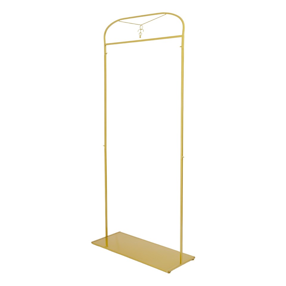 Gold Metal Garment Rack Freestanding Garment Rack Wedding Dress Display ...