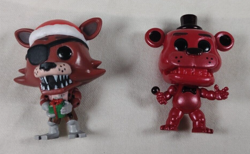 (2) Tiny Funko Pocket Pop Five Nights at Freddys 2023 Calendar Figures ...