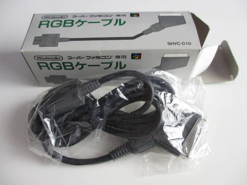 Genuine SFC RGB cable Super Famicom SHVC-010 Nintendo 21pin | eBay