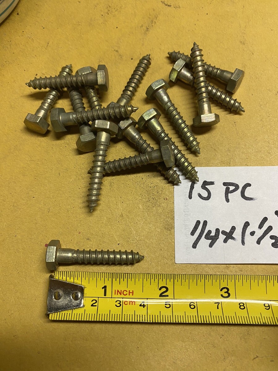 Large Lag Screws 1/2" X 6" Lag Bolt Screws | Hex Head | Hot Dip