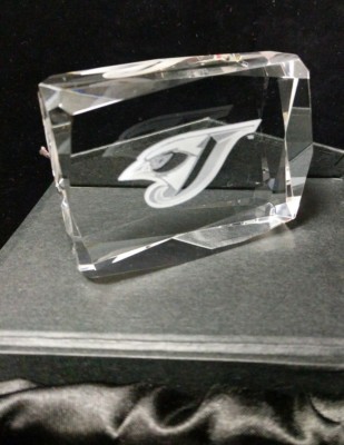 Blue Jays Mascot MVP Crystal Crystals Official Lic. MLB Baseball ...