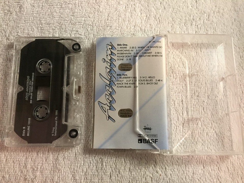 Louis Armstrong - Greatest Hits - Cassette Tape - 1991 Tring ...