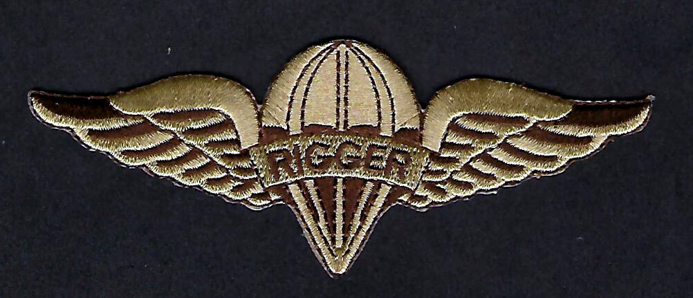 Parachute RIGGER WING HAT DESERT PATCH PIN UP US ARMY MARINES NAVY AIR ...
