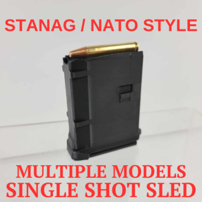 STANAG/NATO SINGLE SHOT ADAPTER SLED 350LEG:300AAC:223:5.56 AND OTHERS ...