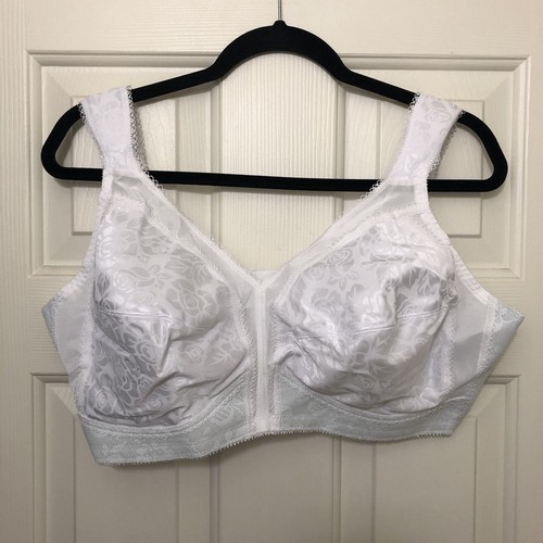 Playtex Wireless Full Coverage T-Shirt Bra Women’s Size 42D White 4693 ...