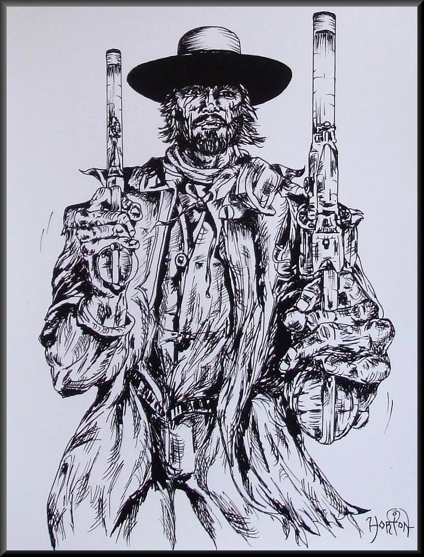 Western Outlaw Art