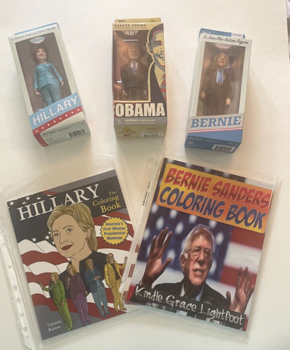 Obama, Hillary & Bernie Action Figures + Hillary & Bernie Coloring ...