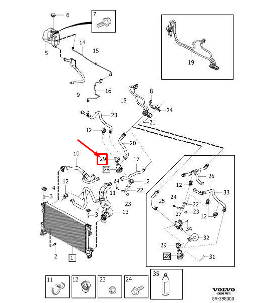 VOLVO XC90 II MK2 Engine Bypass-Valve 31461924 NEW GENUINE | eBay UK