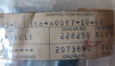 Yamaha Handlebar Switch Knob Set 1E6-W0087-10-00 NOS (O7B4-4) | eBay