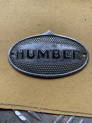Very Rare Classic Car Humber Bonnet /hood /grill badge mascot Emblem ...