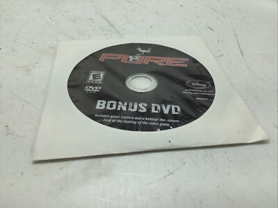 Pure Video Game Bonus DVD. Fully Working. Behind The Scenes Making Of ...