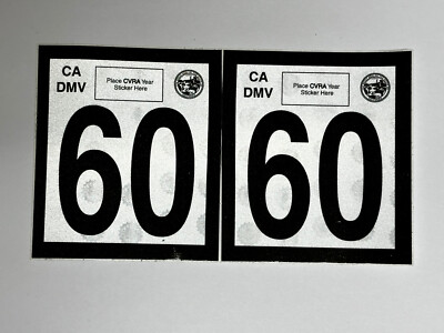 STICKER CVRA 60 000 LBS California Commercial Gross Vehicle Weight ...