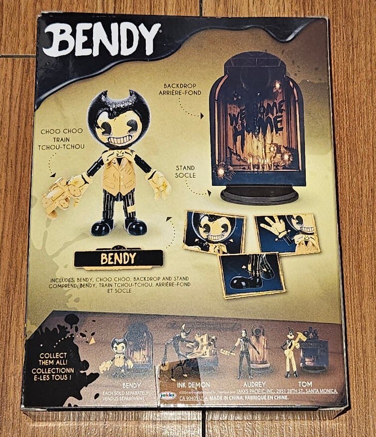 BENDY & The Ink Machine 5” - Bendy With Train Action Figure Toy Jakks ...