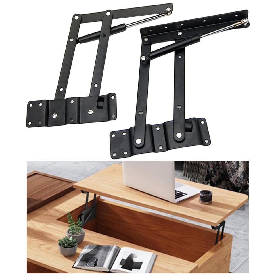 2 Pieces Lift up Table Lifting Frame Fitting Hinge for Standing Desk ...