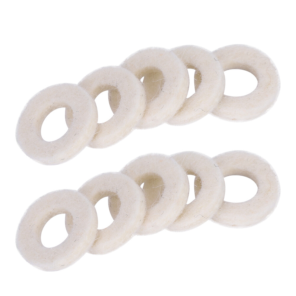 10 Trumpet Valve Felt Pads Soft Cotton Musical Instrument Accessory | eBay