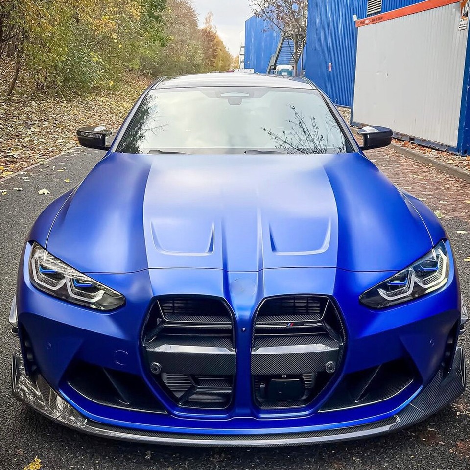 For BMW G80 M3 G82 G83 M4 2021-2024 Real Carbon Fiber Front Bumper Lip ...