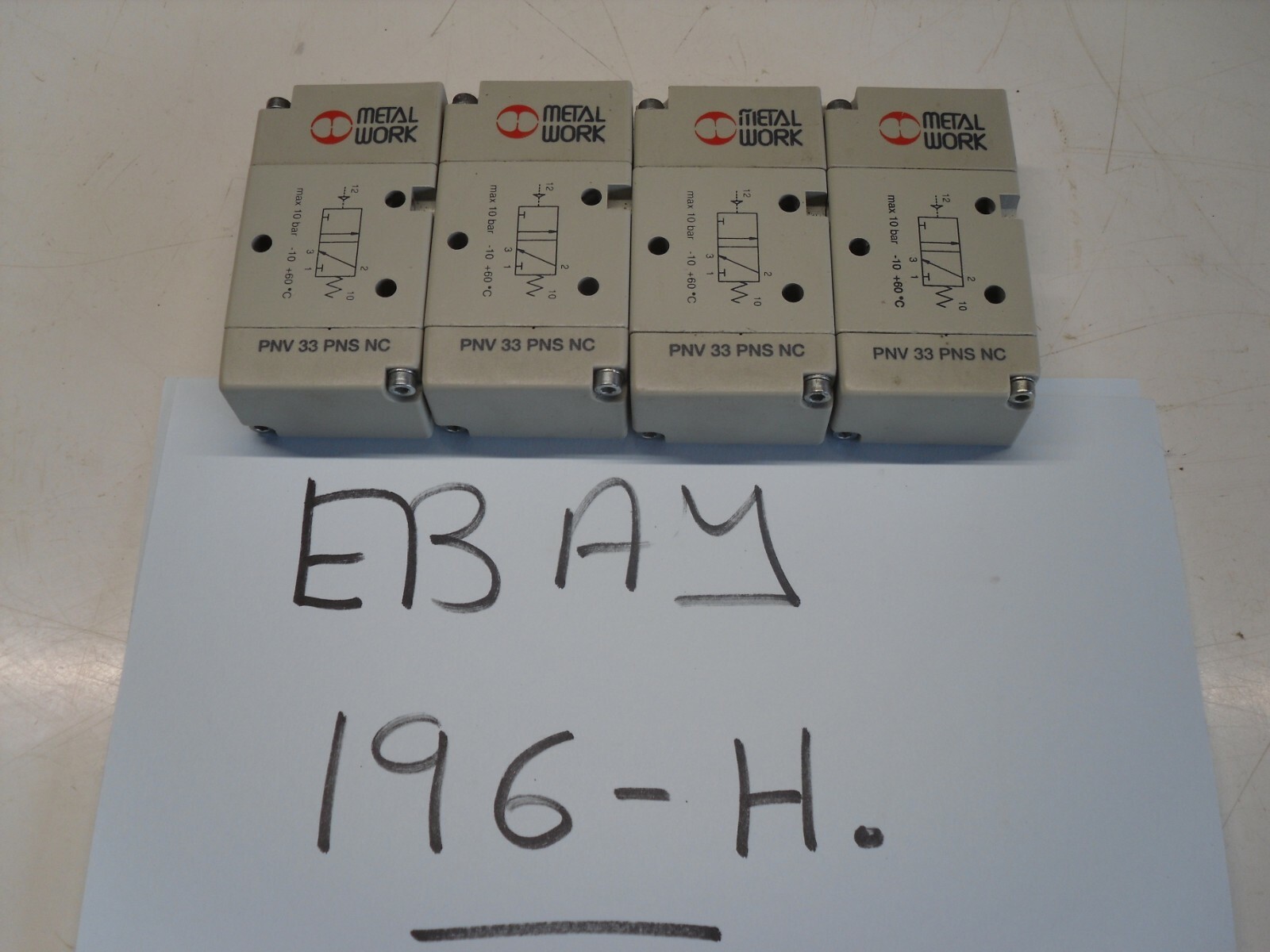 Four Metal Work PNV 33 PNS NC Control Valves | eBay