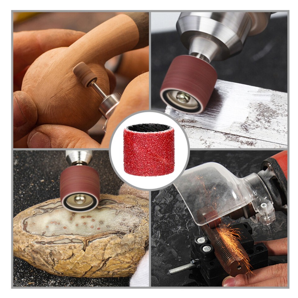 102Pcs Sanding Drum Nail Sander Drill Bit Kit For Dremel Accessories ...