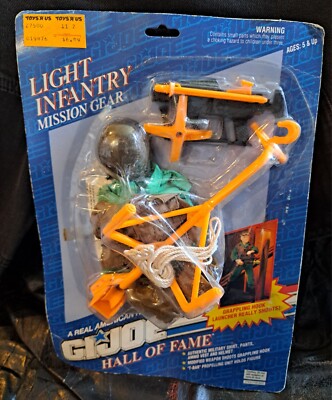 Vintage GI Joe Light Infantry Mission Gear Hall Of Fame, MOC! NOS! 1993 ...