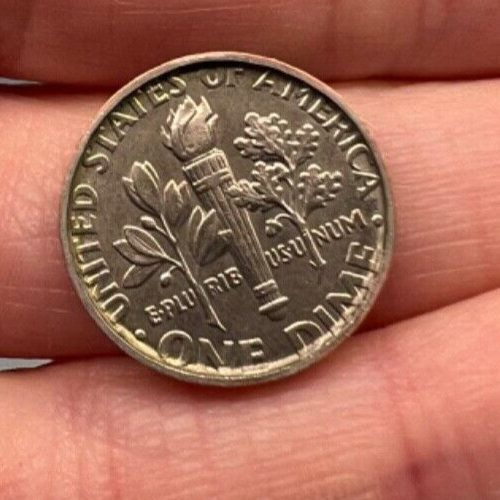 2011 P Roosevelt Dime, Extreme Error coin-Severely Raised rim with no ...