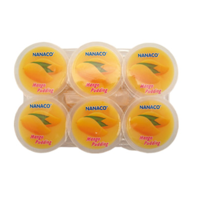 6 x 80g Mango Pudding Nanaco Nata Decoco Pudding Süsspeise aus Thailand ...