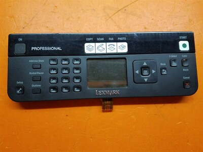 ⭐️⭐️⭐️⭐️⭐️ Printer Lexmark Professional X7675 LCD Display Keypad ...