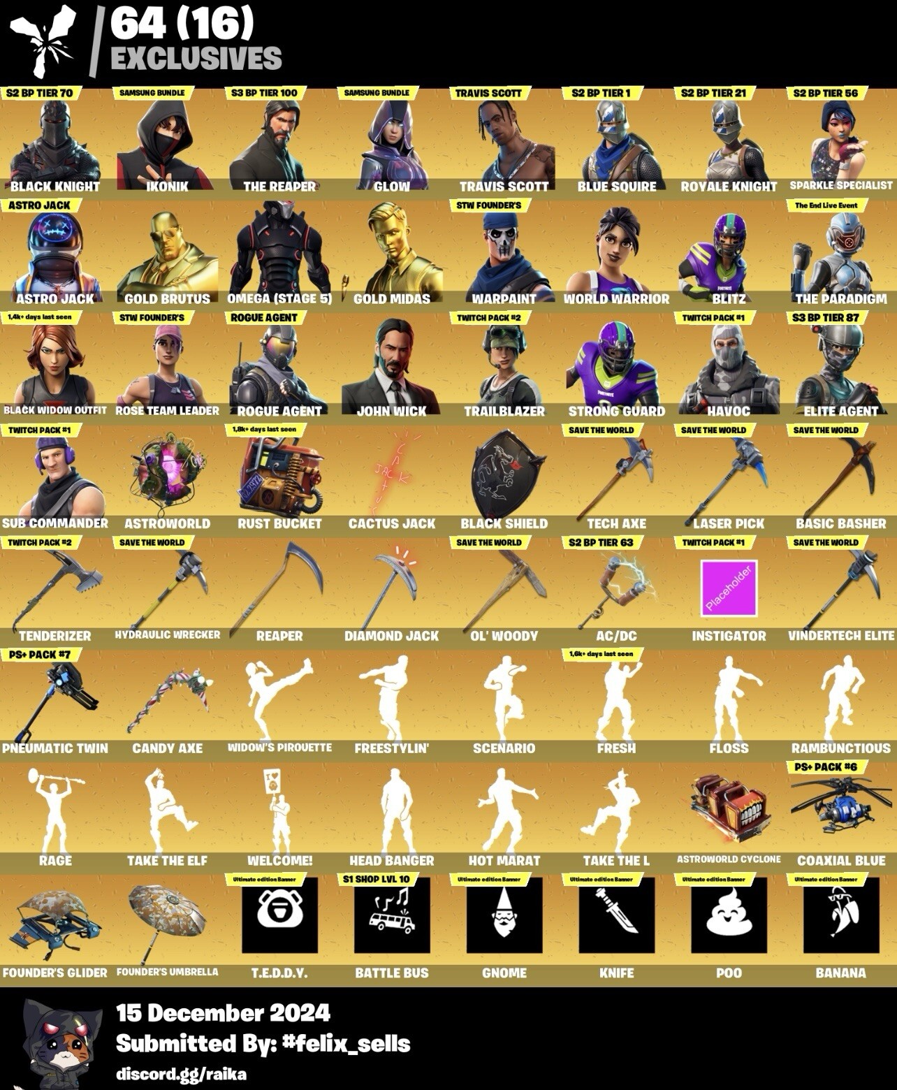 320+ STACKED Stacked Og Fn Acc (ikonik,no,Travis,glow) Dis Kordddd ...