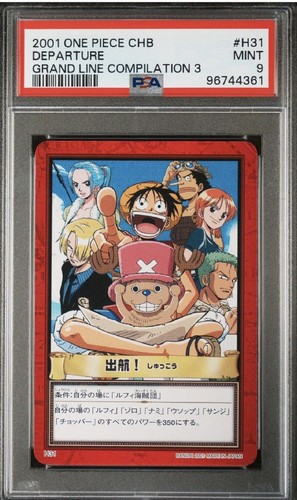 2001 One Piece CHB Japanese Set Sail H31 PSA 9 Grand Line Comp 3 | eBay
