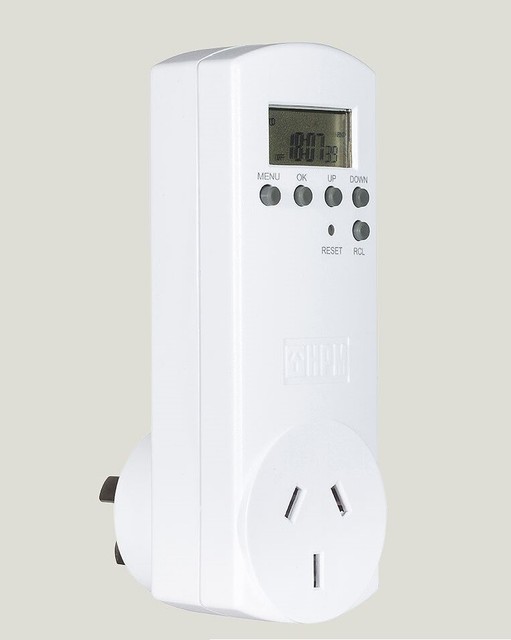 HPM 24/7 SLIMLINE Digital Electrical Timer with Battery Back Up ...