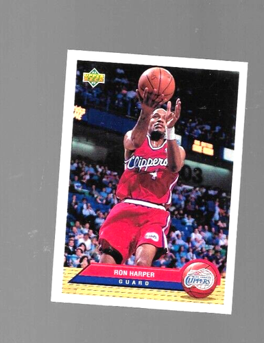 1992 93 Upper Deck McDonalds Basketball Card #P19 RON HARPER Clippers ...