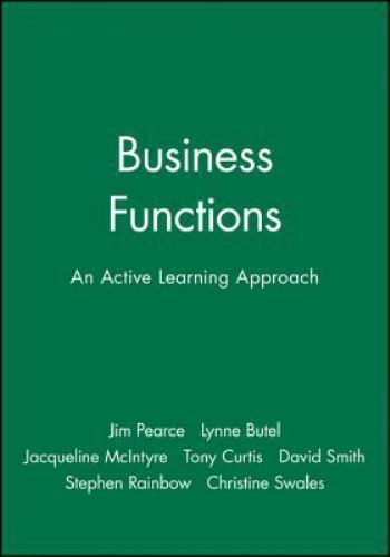 Open Learning Foundation Ser.: Business Functions : An Active Learning ...