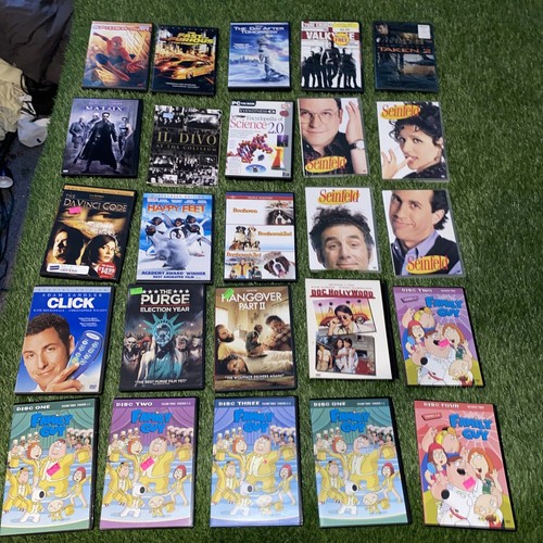 Lot Of 25 DVDs Movies And Tv Shows Click Taken 2 Family Guy (d4-5) | eBay