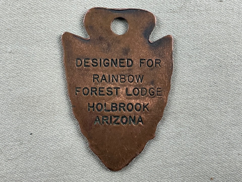 vtg Copper Souvenir from Rainbow Forest Lodge & The Petrified Forest ...