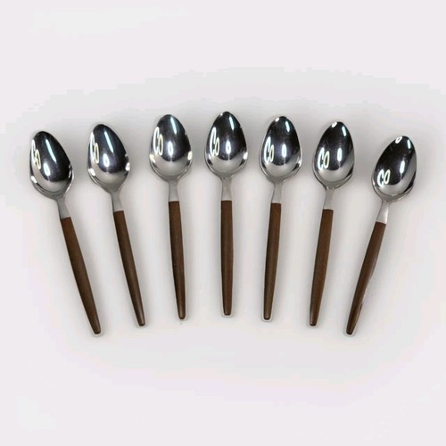 Vtg Ecko Eterna Flatware Canoe Muffin Mid-Century Modern Set of 6 ...