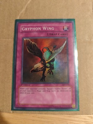 Yugioh Gryphon Wing Trap Card 1st Edition SDP-050 1996 | eBay