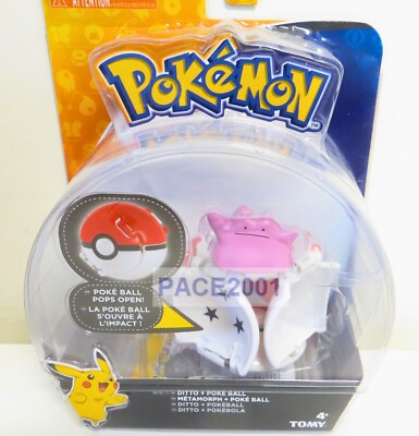 Ditto and Pop Open Poke Ball by TOMY Pokemon | eBay
