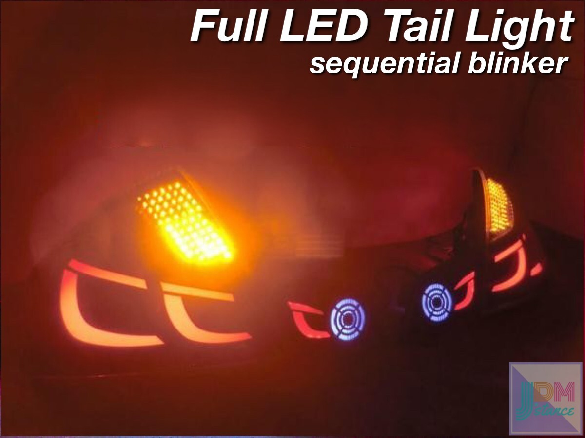 2006-2007 JDM Nissan Fuga Y50 M35 M45 Early Full LED Tail Lights OEM ...