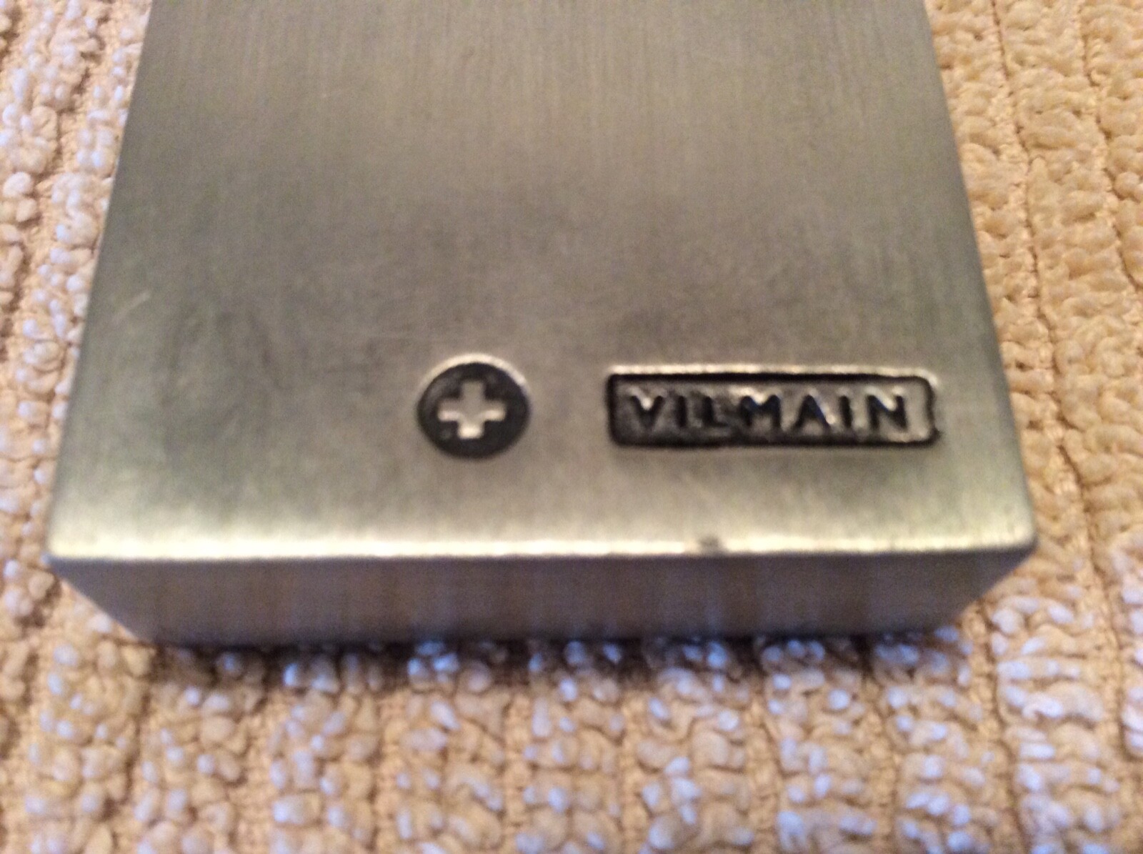 Vilmain pewter paperweight 2002 made in USA very nice with box free ...
