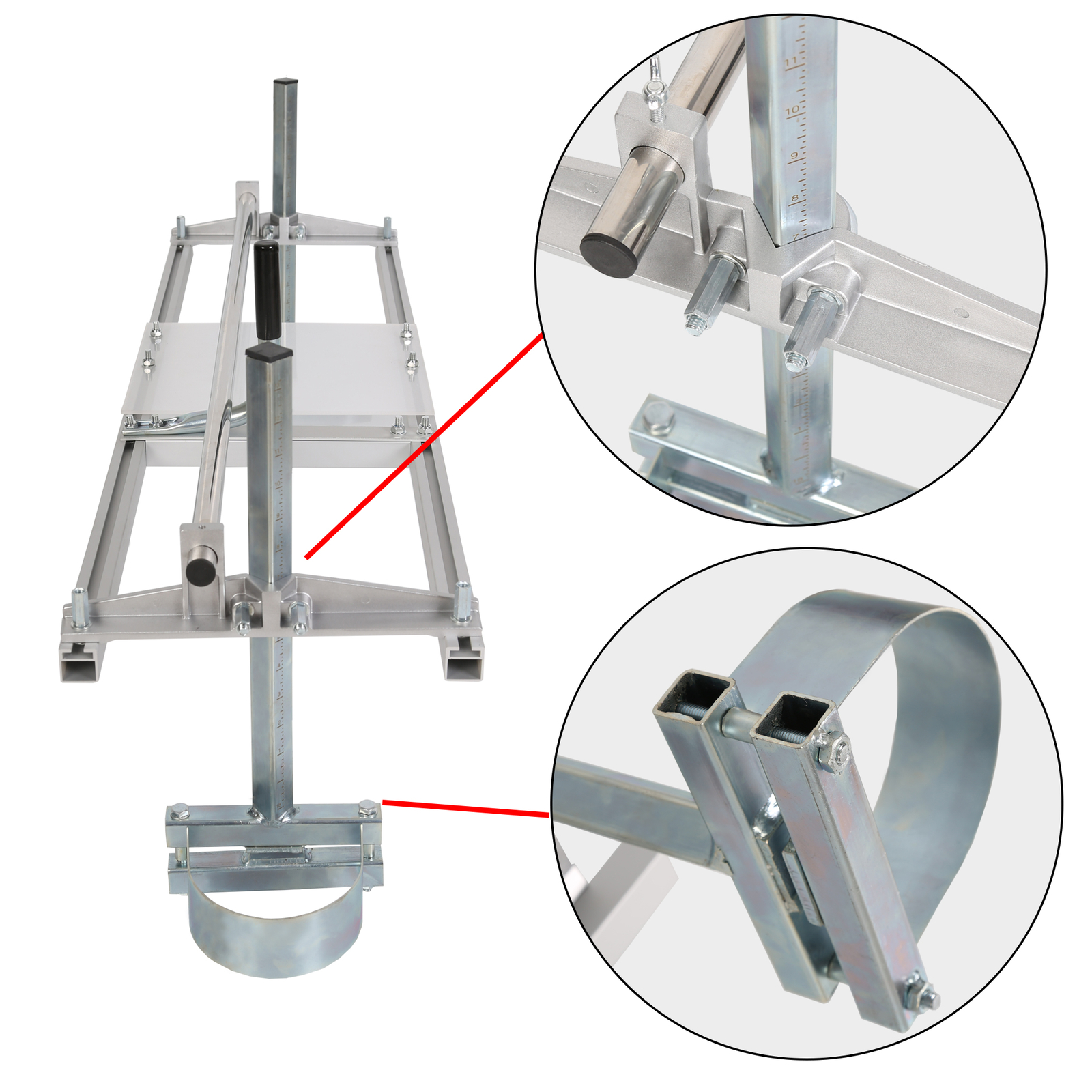 Portable Chainsaw Mill 14"-48" Chain Saw Mill Aluminum Steel Planking ...