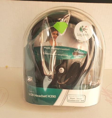 Logitech - H390 USB Headset with Noise-Canceling Microphone - NOS ...