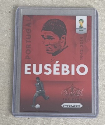 2014 Panini Prizm FIFA World Cup Soccer Card Eusebio-Portugal *RARE* 🔥🔥 ...