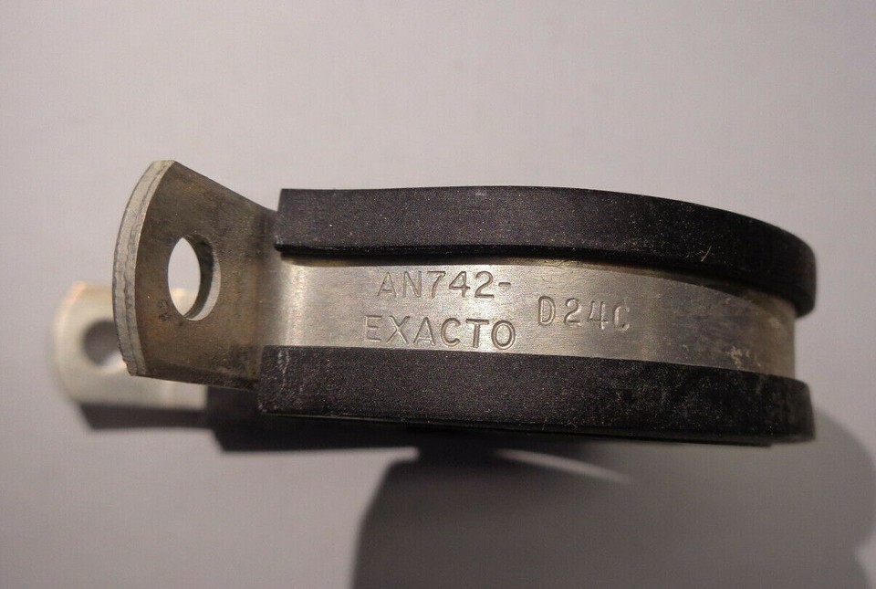 AIRCRAFT HOSE CLAMPS AN742D24C BY EXACTO SET OF 10 EACH NEW | eBay