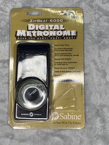 1997 Zipbeat - 6000 Digital Metronome by Sabine | eBay