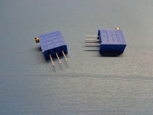 (5) BOURNS 3296X-1-200LF 20 OHM 0.5W 1/2W 10% 25 Turn Trimming ...